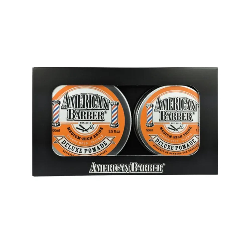 AMERICAN BARBER Deluxe Pomade Duo – Salon World
