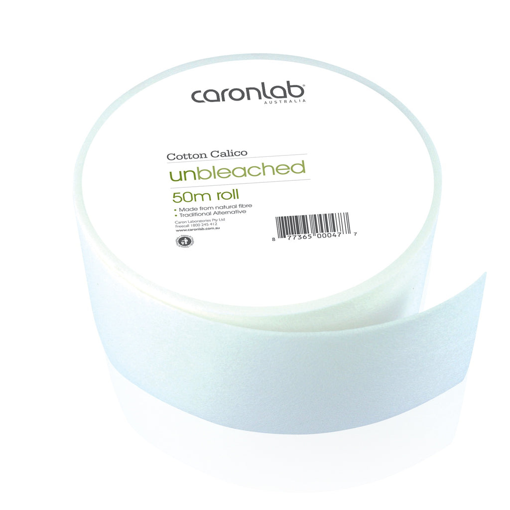 CARONLAB Cotton Calico Unbleached 50m Roll – Salon World