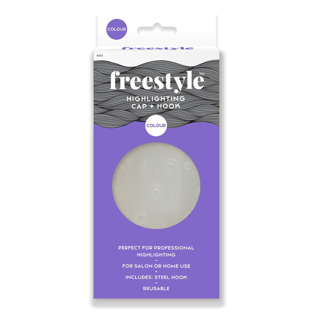 FREESTYLE Professional Highlighting Tinting Cap + Hook – Salon World
