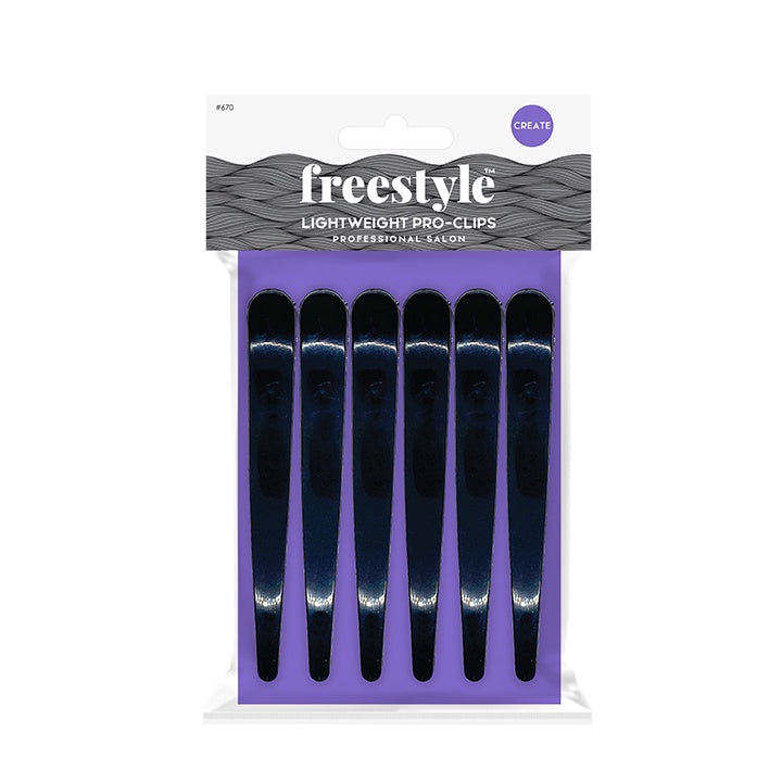 FREESTYLE Professional Lightweight Pro Clips 6pc – Salon World